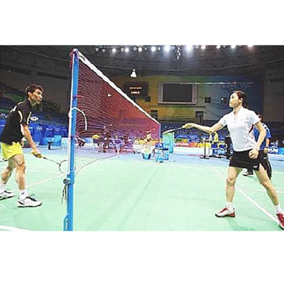 Malla, Red de badminton